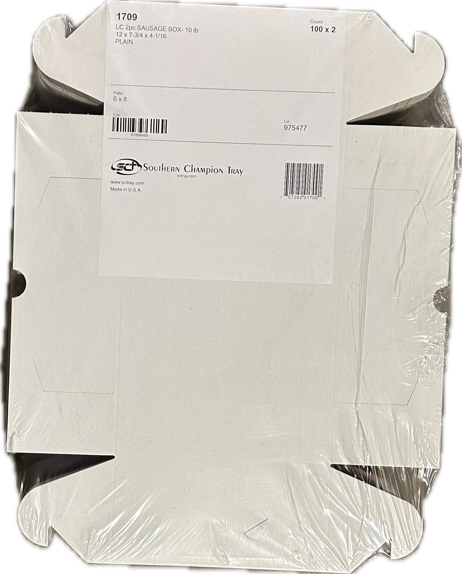 SAUSAGE BOX 10# 100CT 18400010 – Darlington Packing Company