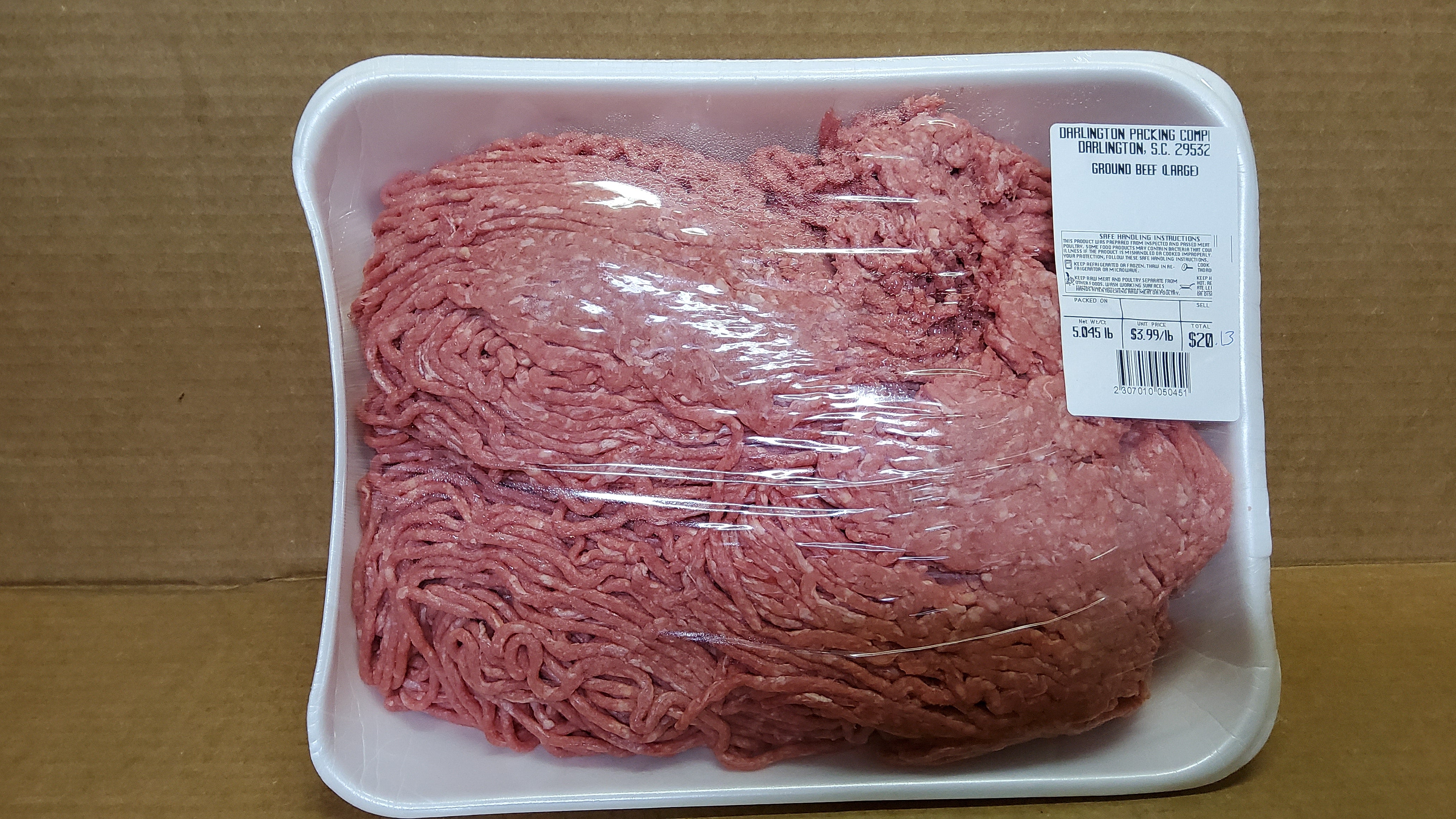 1/5lb GROUND BEEF – Darlington Packing Company