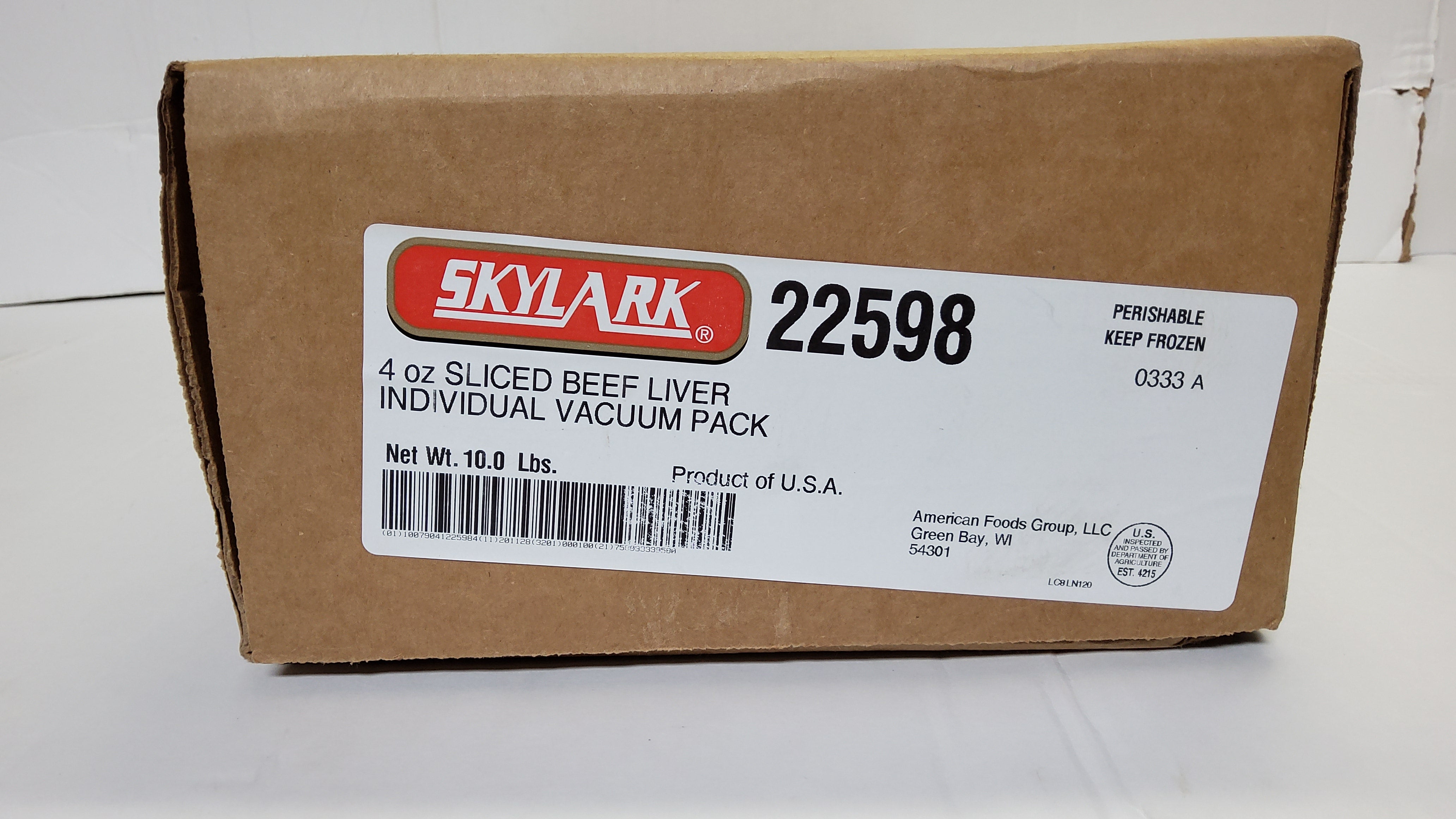 BEEF LIVER 10# – Darlington Packing Company