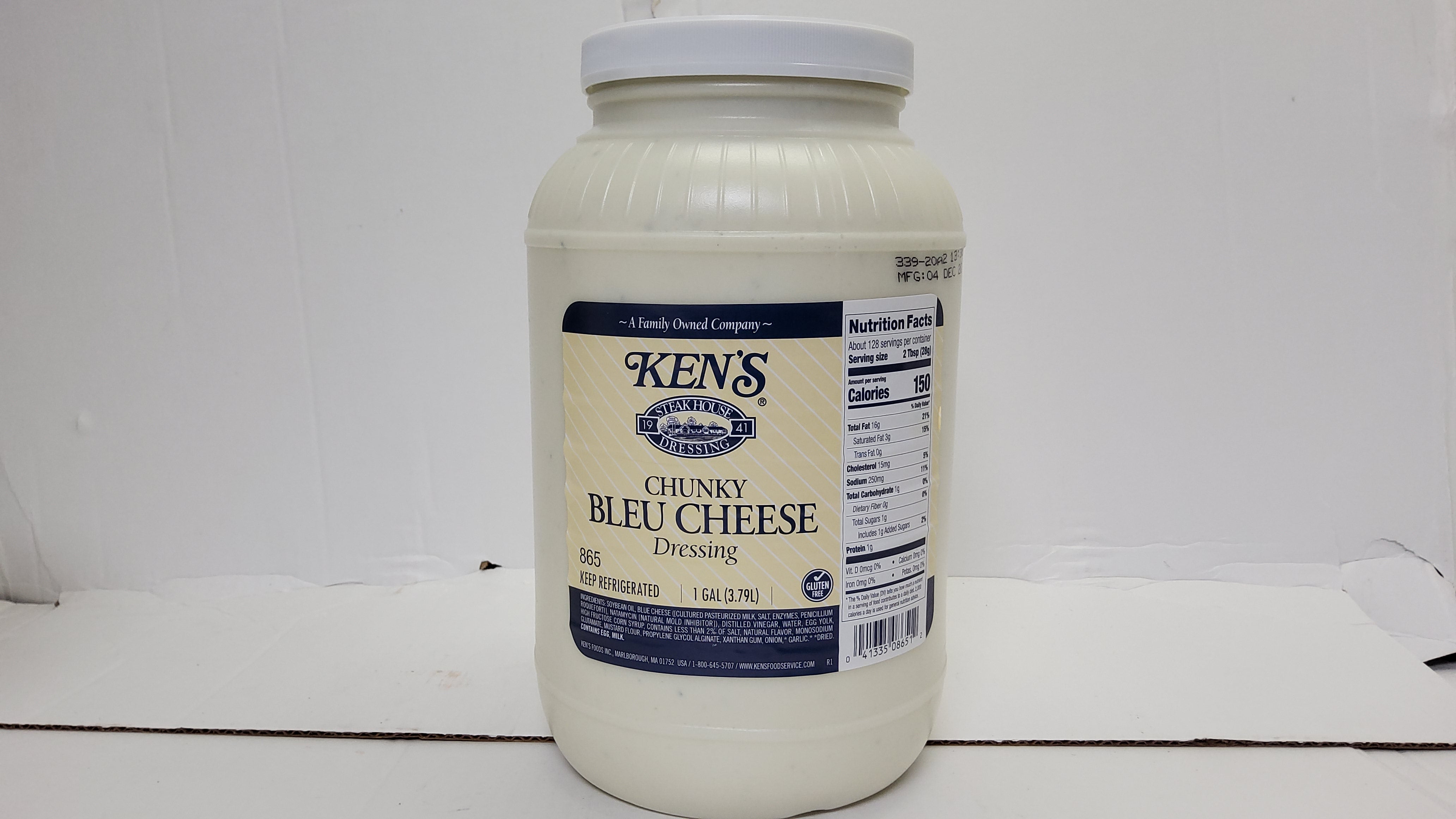 GALLON KENS BLUE CHEESE DRESSING 1/GAL – Darlington Packing Company