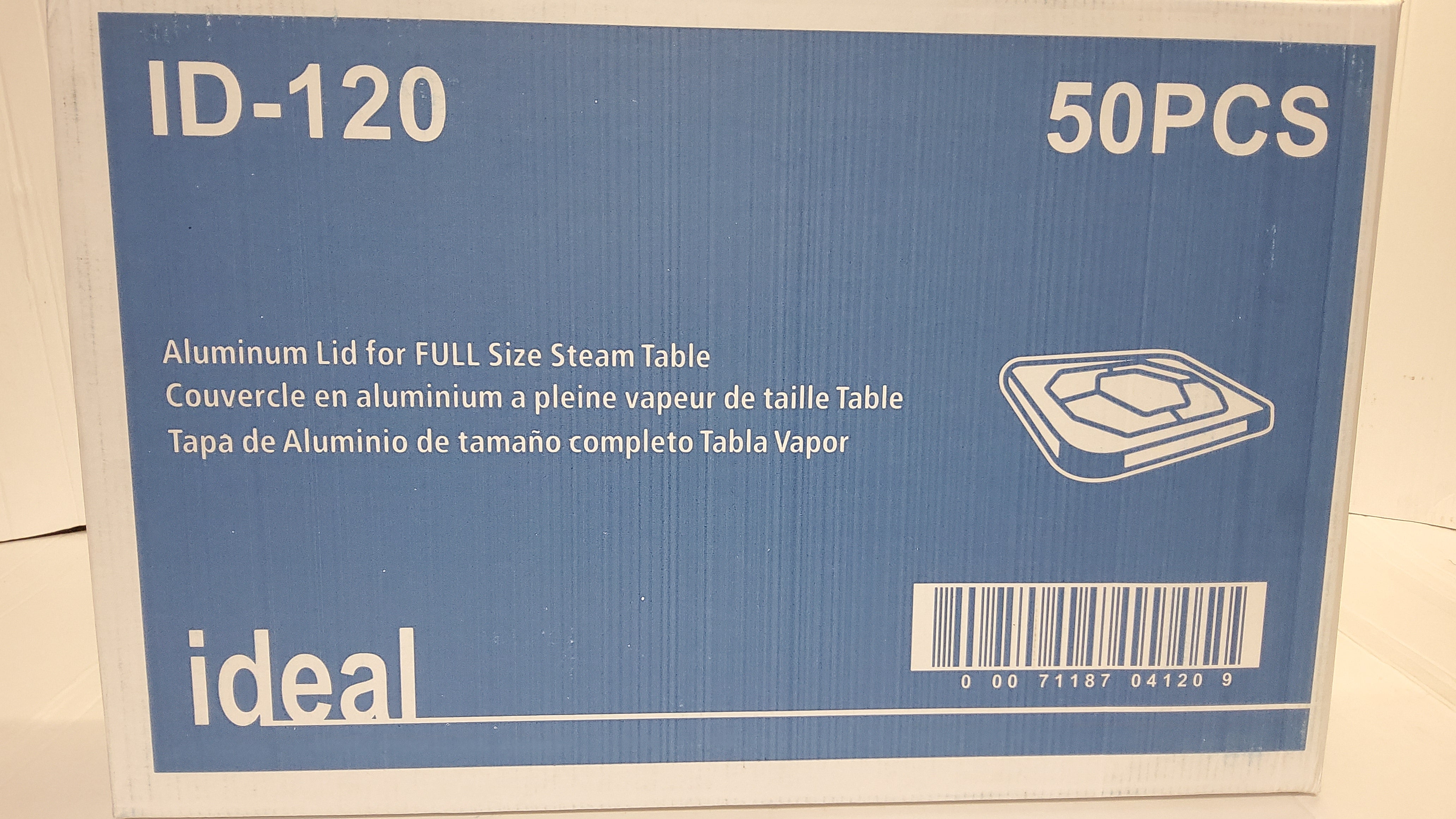 FULL SIZE STEAM LID 50CT (ALUMINUM) – Darlington Packing Company